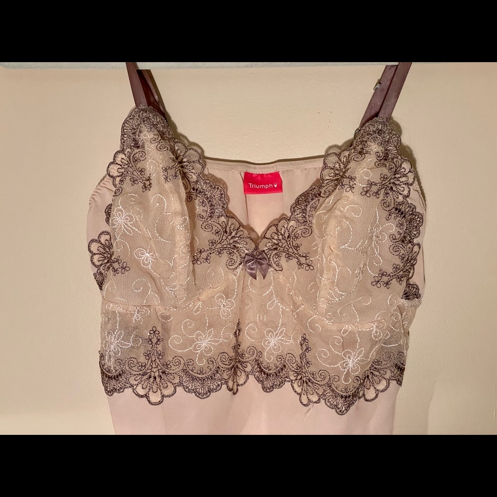 Vintage Triumph Lace Chemise Nightgown - Gem